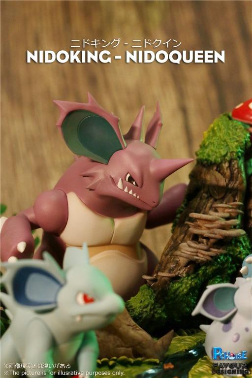 [PRE-ORDER]POKEMON: NIDOKING AND NIDOQUEEN FIGURE STATUE, Hobbies ...