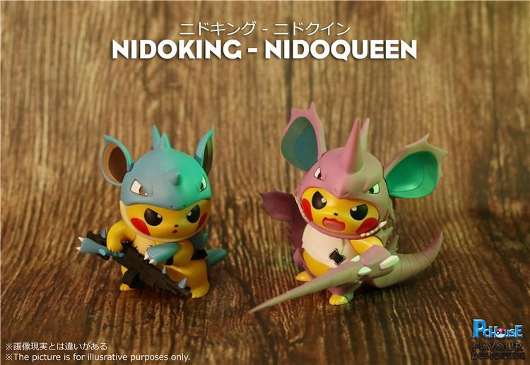 [PRE-ORDER]POKEMON: NIDOKING AND NIDOQUEEN FIGURE STATUE, Hobbies ...