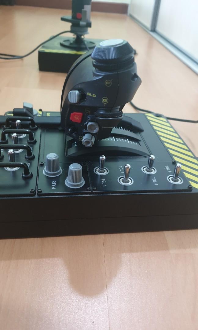 Saitek X55 HOTAS flight stick and throttle, Computers & Tech, Parts ...