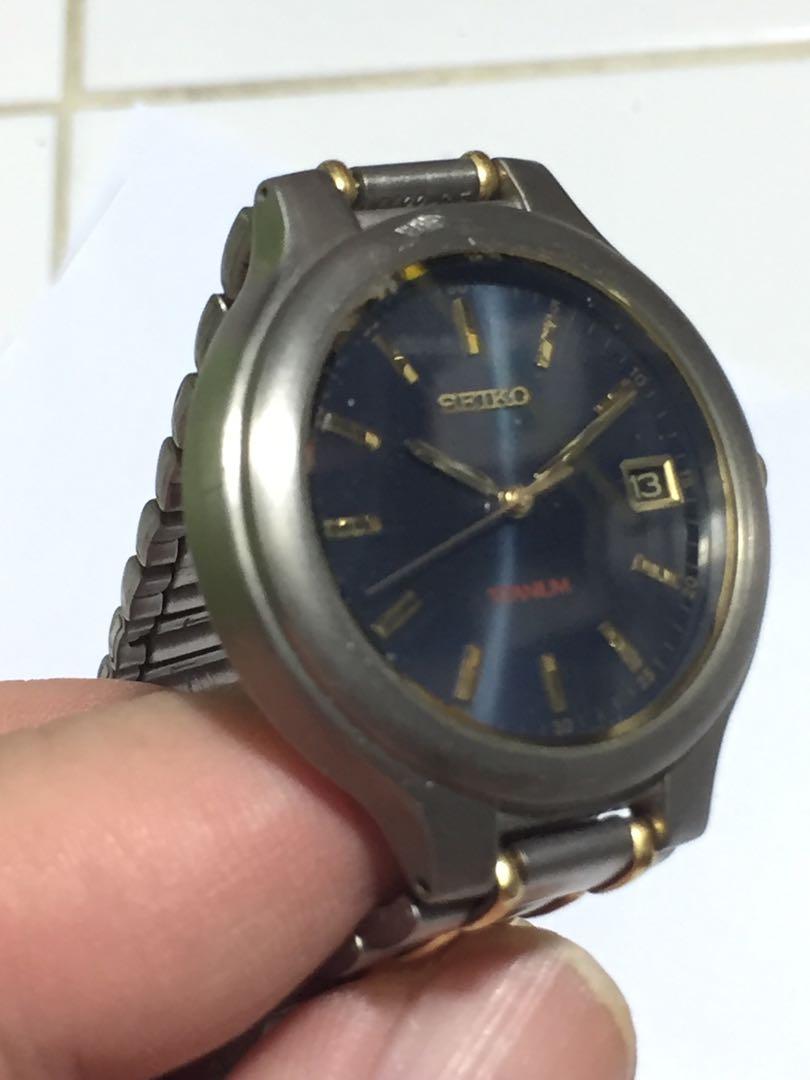 SEIKO TITANIUM DRESS WATCH, Men's Fashion, Watches & Accessories ...