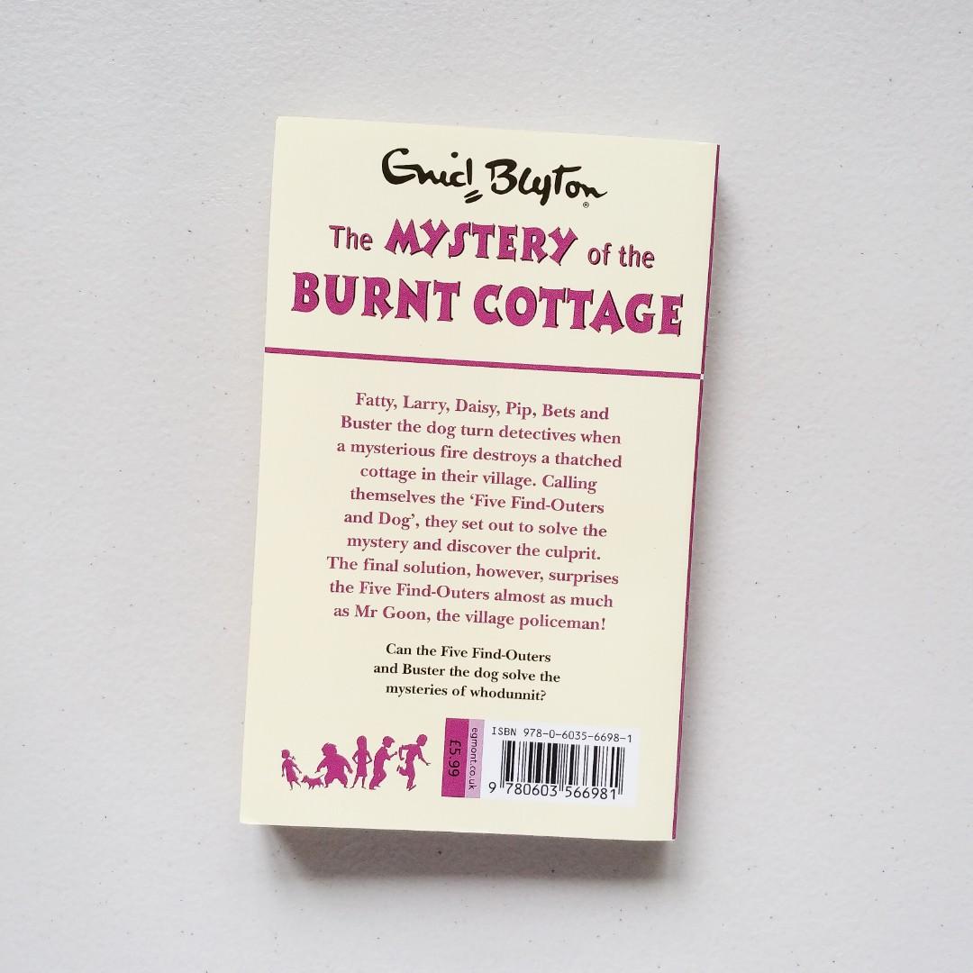 The Mystery of the Burnt Cottage by Enid Blyton, Hobbies & Toys, Books ...