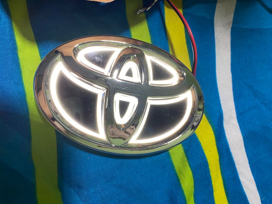 TOYOTA LED LOGO BACK LIGHT, Car Accessories, Accessories on Carousell