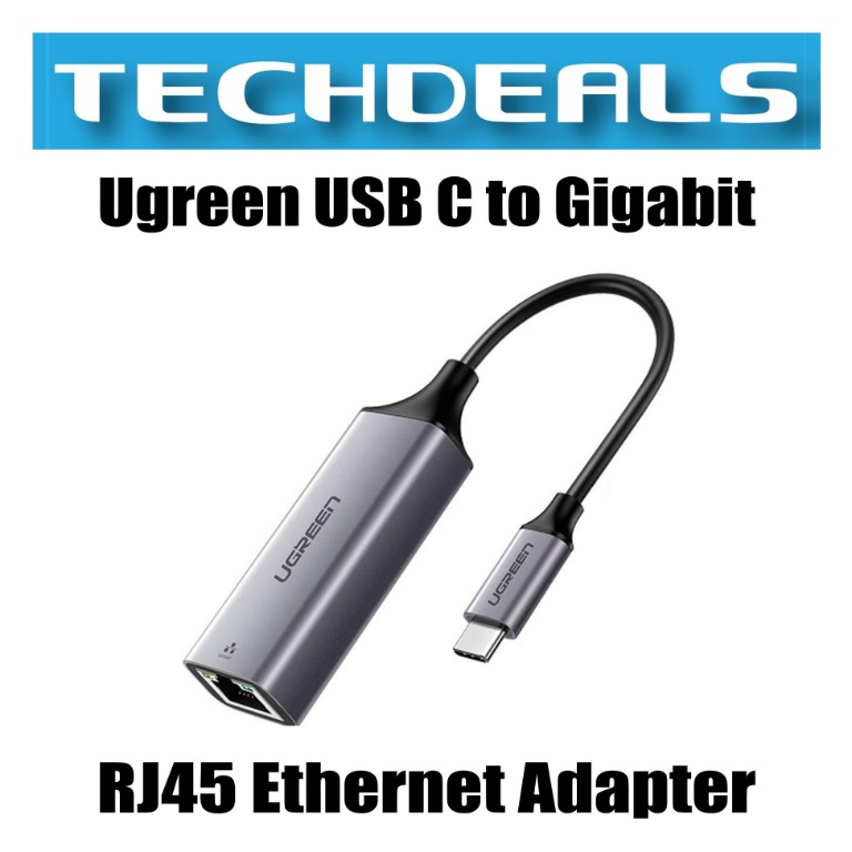 UGREEN 50737 USB-C TO ETHERNET GIGABIT ADAPTER, Computers & Tech, Parts ...
