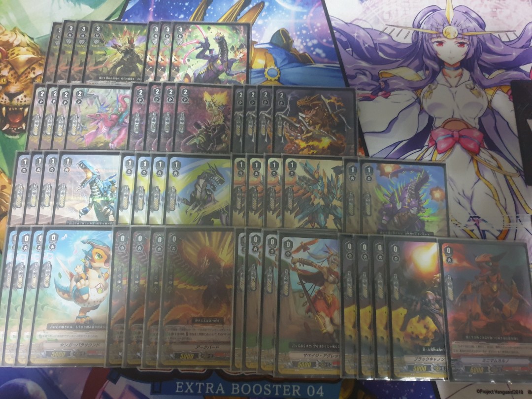 Vanguard Tachikaze Gaia Emperor Deck, Hobbies & Toys, Toys & Games on ...