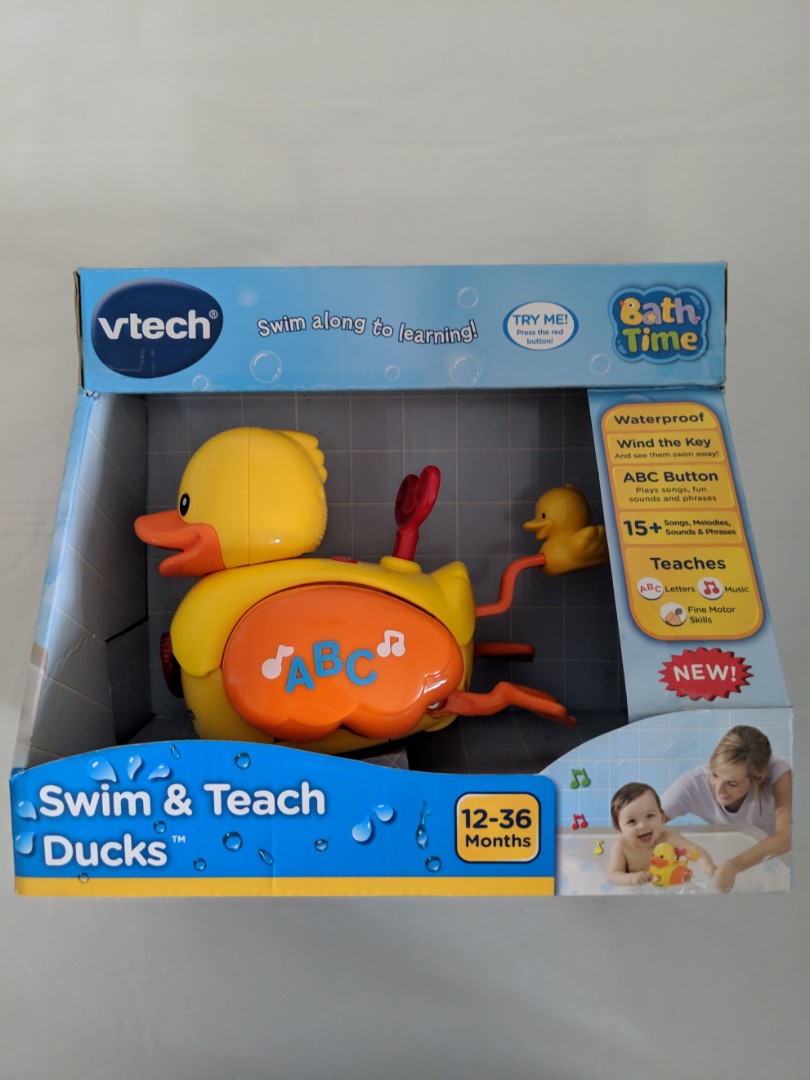 Vtech Swim and Teach Duck, Babies & Kids, Infant Playtime on Carousell