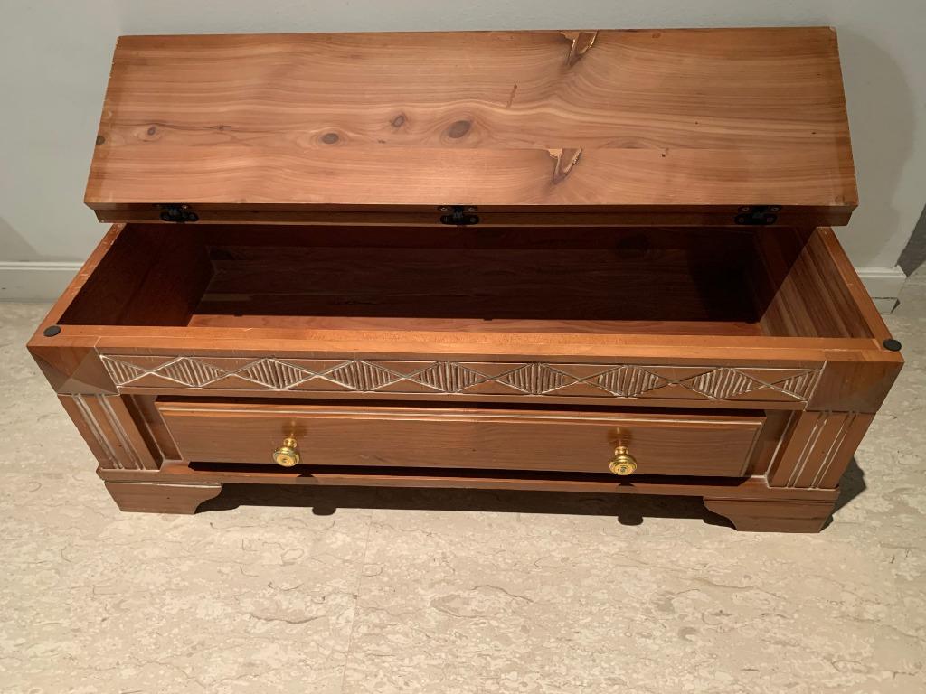 Wooden Flip-top Storage Box, Furniture & Home Living, Home Improvement ...
