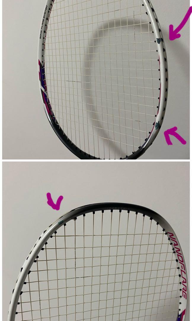 Yonex Nanoflare 170 Light Badminton Racket Black Pink Purple White ...
