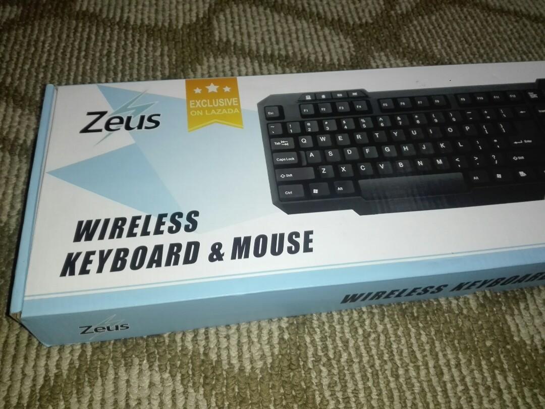 Zeus MK-500 - Wireless Keyboard and Mouse Set, Computers & Tech, Parts ...