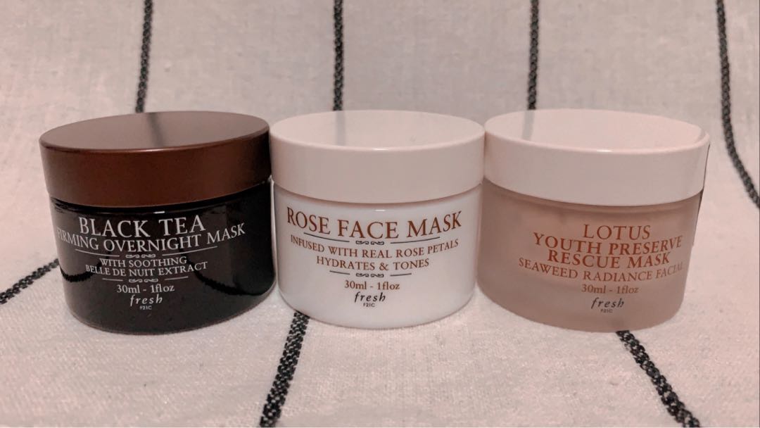 30ml Black Tea /Rose/ Lotus Mask, Beauty & Personal Care, Face, Face ...