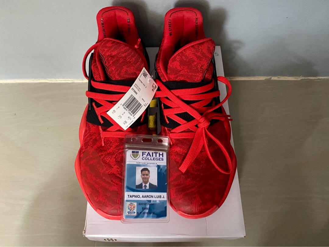 Adidas Harden Vol. 4 'Power Red' (unreleased in PH), Men's Fashion ...