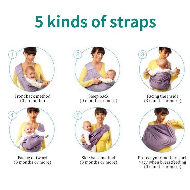 Baba Sling Carrier New, Babies & Kids, Going Out, Carriers & Slings on ...