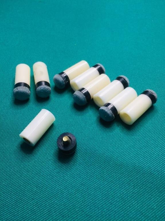 billiard 9 pieces screw tip ferrule gamit sa tako ng bilyaran, Sports ...