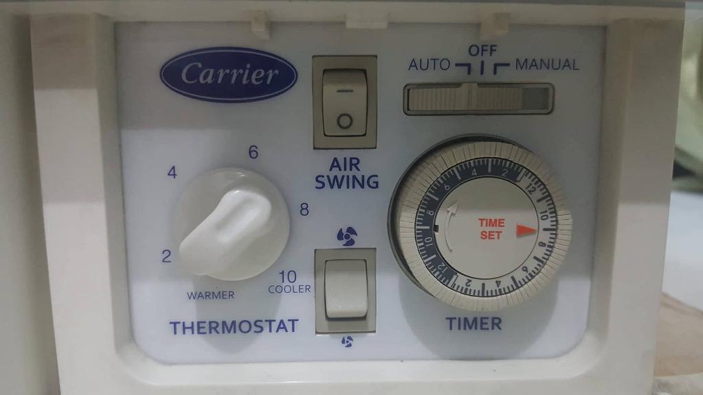 Carrier 1.5HP window type aircon (iCool Green Timer), TV & Home ...