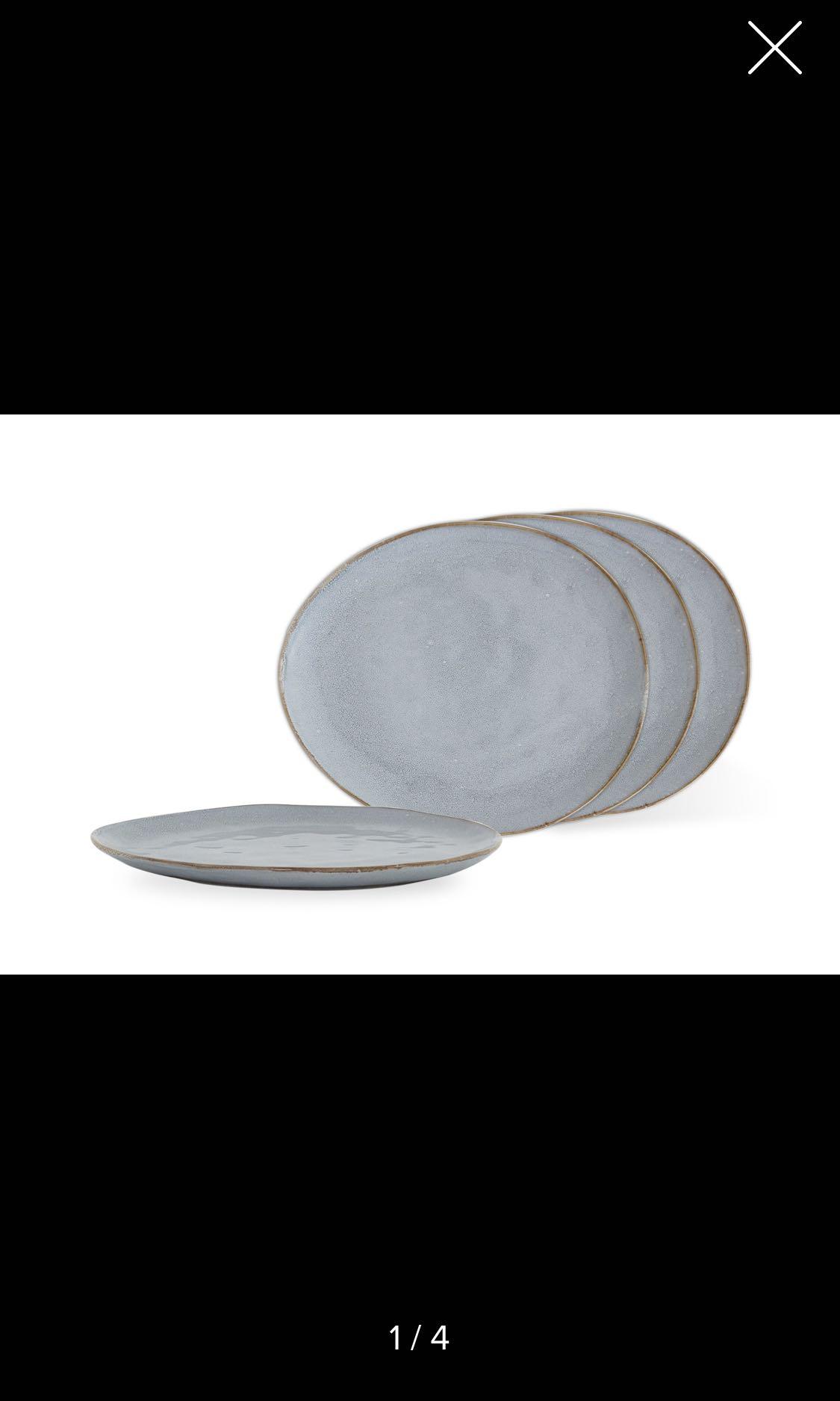 Castlery dinner plates stoneware (set of 6), Furniture & Home Living ...
