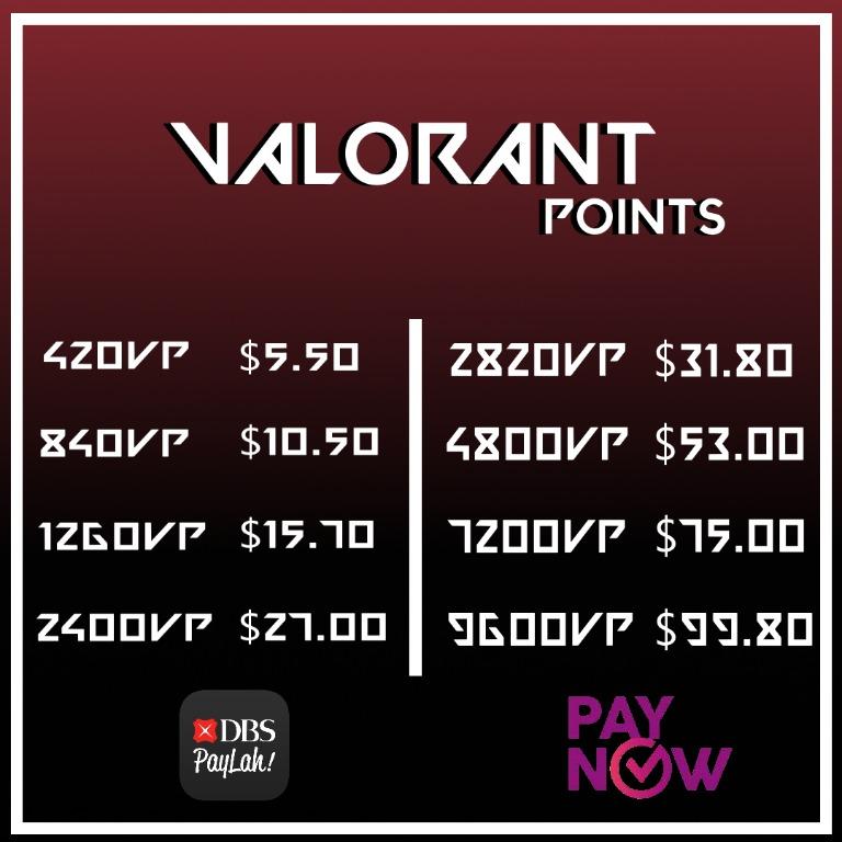 Cheapest Valorant Points Top-up, Video Gaming, Gaming Accessories, Game ... Cheapest Valorant Points Top-up, Video Gaming, Gaming Accessories, Game ...