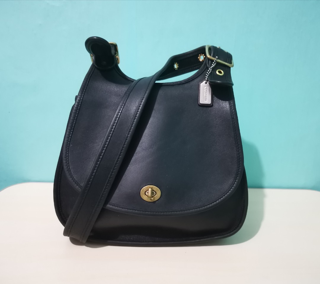 Coach Vintage Crescent Saddle Bag, Luxury, Bags & Wallets on Carousell
