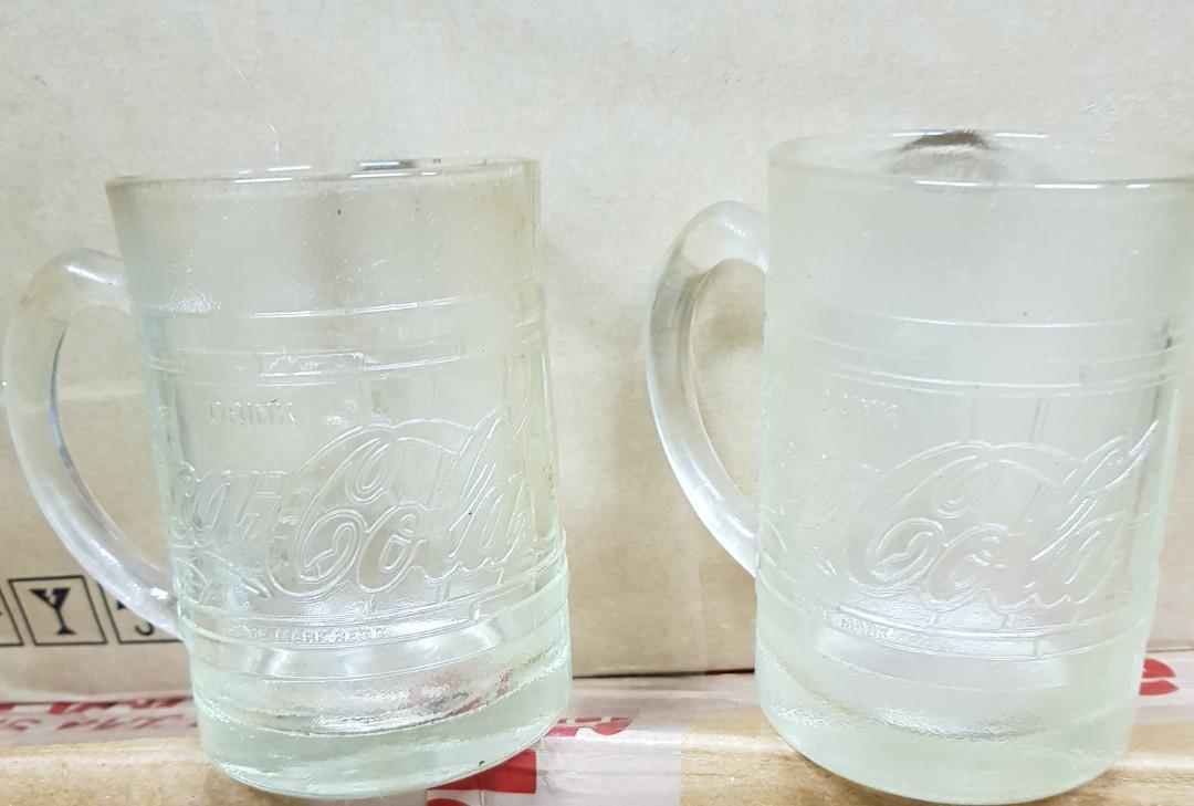 Coca Cola Glass Cup / mug coke, Furniture & Home Living, Kitchenware ...