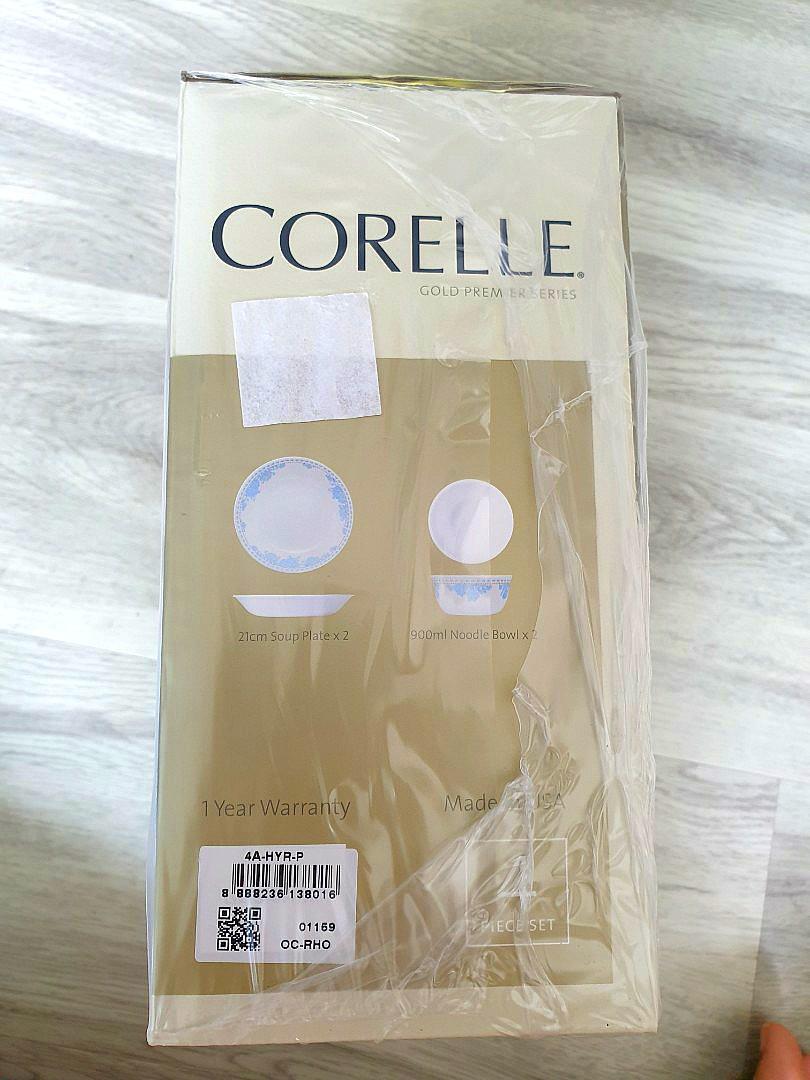 Corelle Gold Premier Series - Hydrangea 4 pcs starter set, Furniture ...