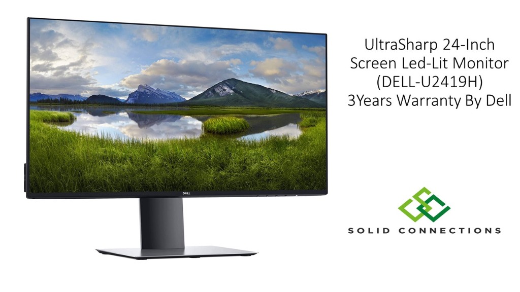 Dell UltraSharp 24 Monitor: U2419H (DELL-U2419H) 3 Years Warranty ...