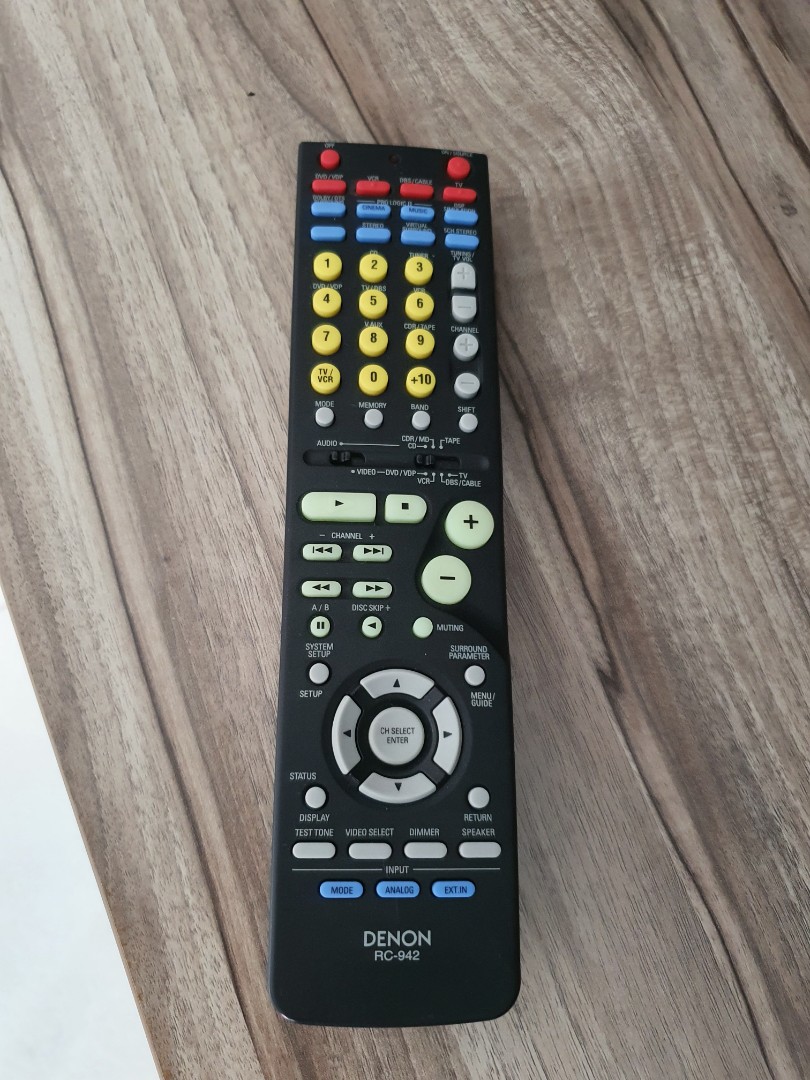 Denon Remote Control, Audio, Soundbars, Speakers & Amplifiers on Carousell