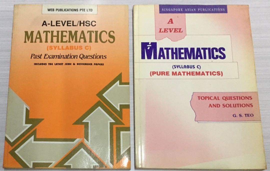 英國GCE A-Level Mathematics past paper, 興趣及遊戲, 書本 & 文具, 教科書 - Carousell
