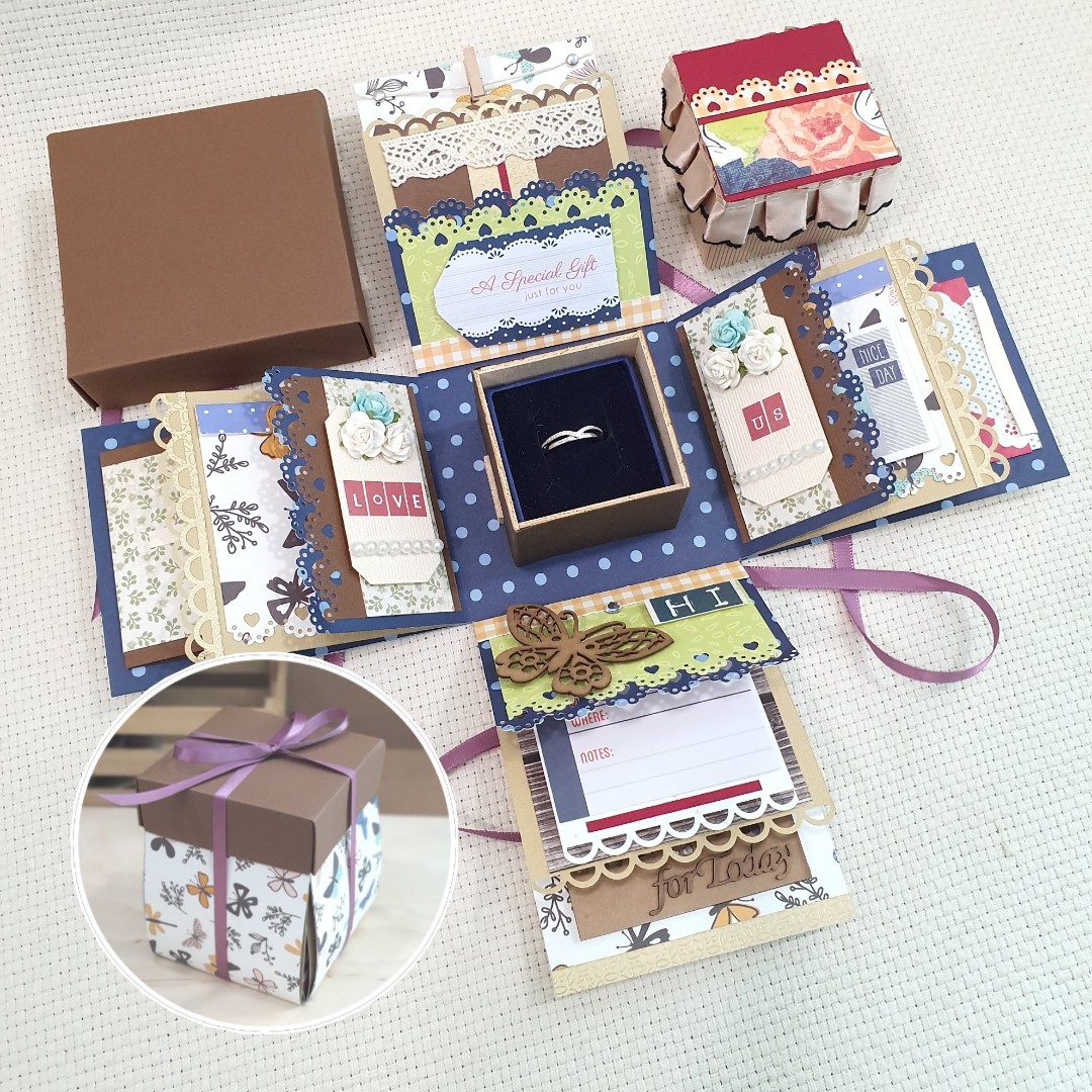 Handmade & Bespoke Box Card: Butterfly beauty, Hobbies & Toys ...