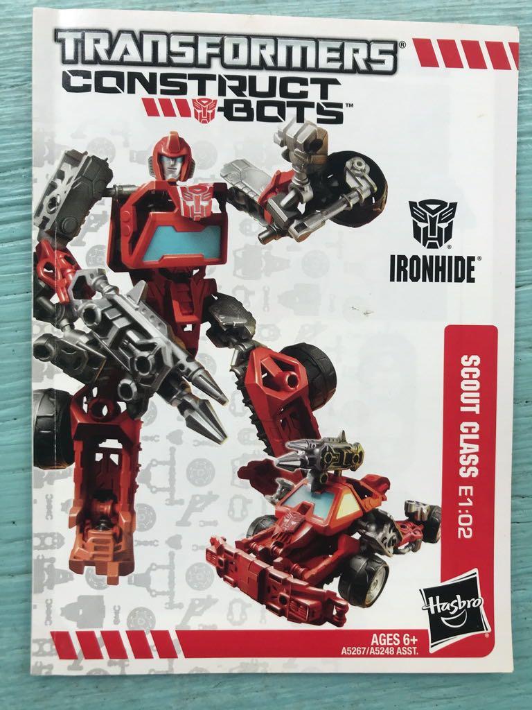 Hasbro Transformer Construct-Bots Ironhide Scout Class, Hobbies & Toys, Toys & Games on Carousell