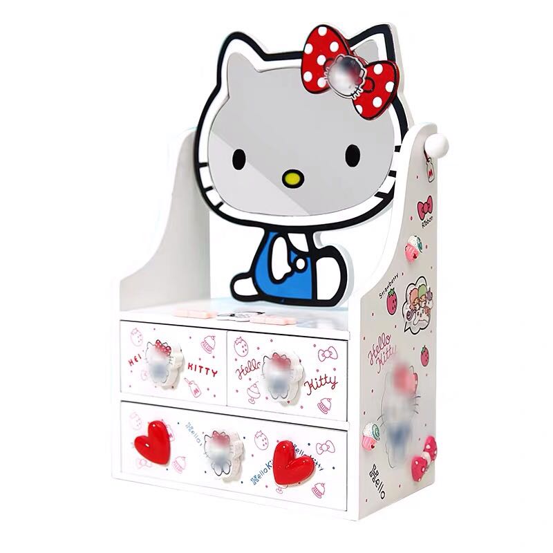 Hello Kitty table top mirror cabinet, Furniture & Home Living ...
