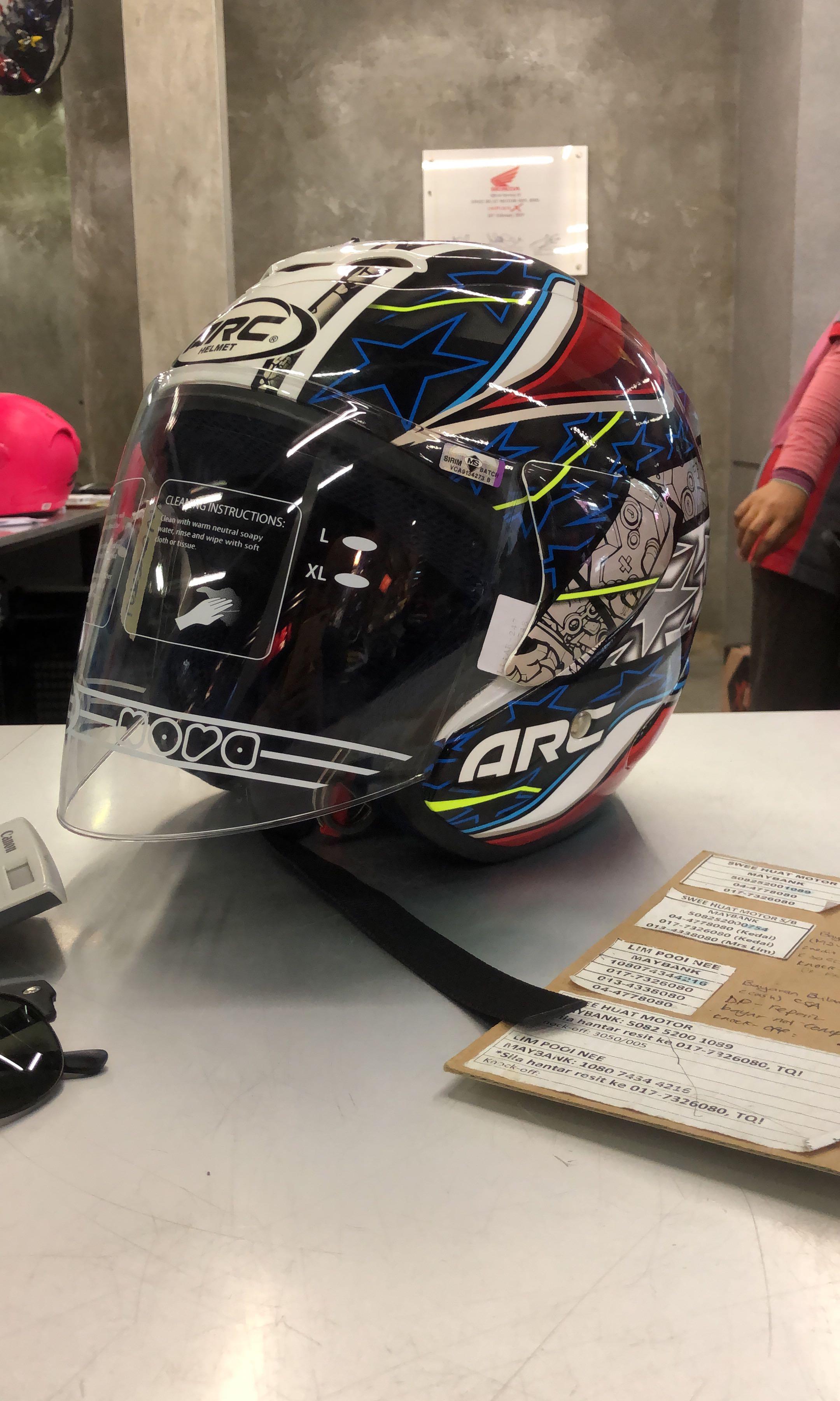 Helmet arc, Motorbikes on Carousell