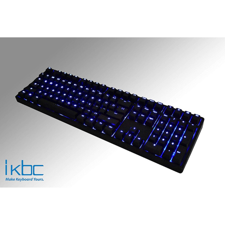 IKBC TD108 Blue Backlit LED Full Size Mechanical Keyboard with Cherry ...