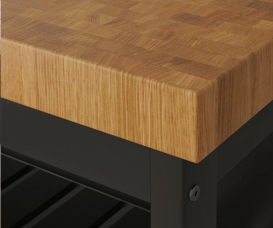 IKEA Vadholma kitchen island table w/ chairs, Furniture, Tables ...