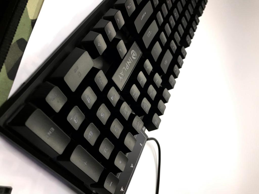 INPLAY STX360 RAINBOW/ RGB SUSPENDED BACKLIGHT GAME KEYBOARD AND MOUSE ...