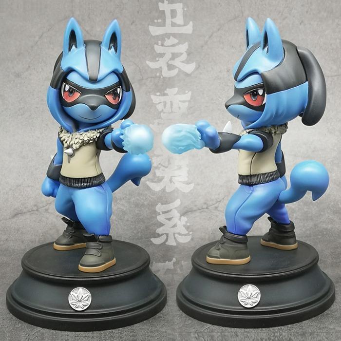 [IN-STOCK]POKEMON: RIOLU COSPLAY LUCARIO FIGURE STATUE, Hobbies & Toys ...
