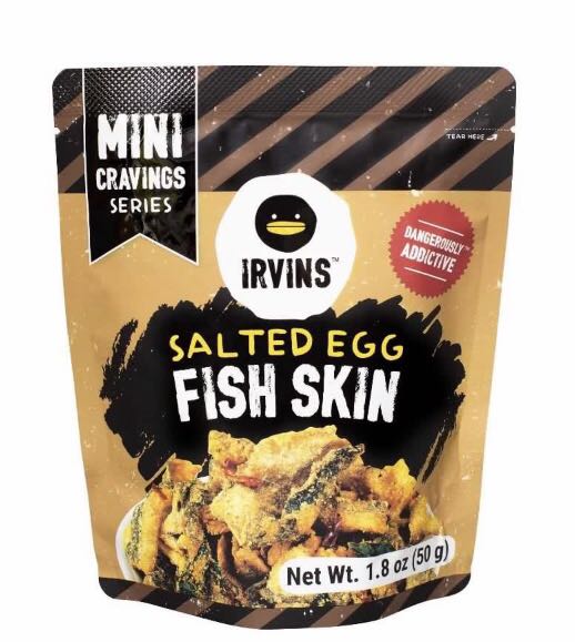 Irvins Salted Egg Fish Skin, Food & Drinks, Packaged & Instant Food on ...
