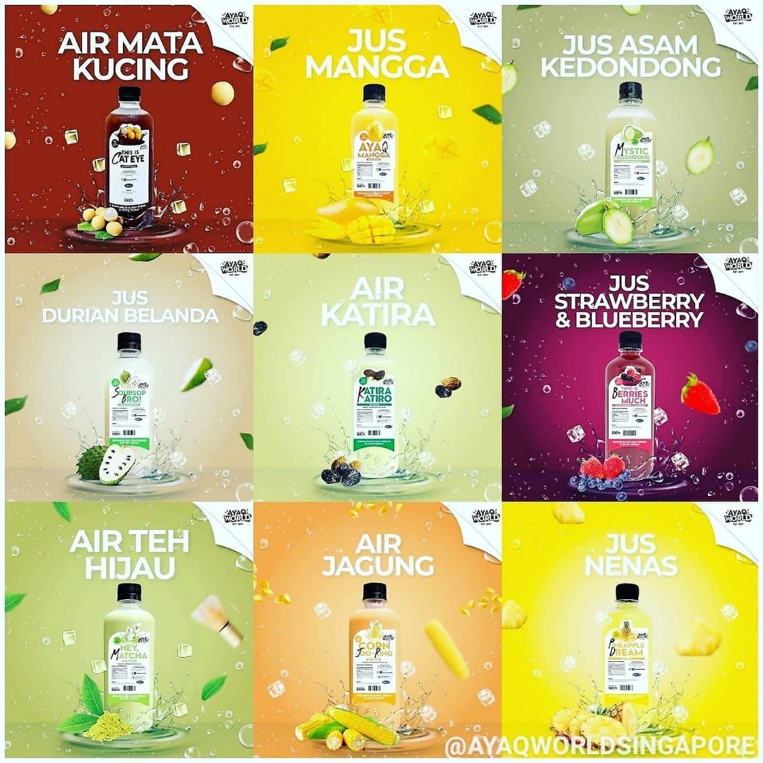 JUICE VIRAL AYAQ WORLD, Food & Drinks, Packaged & Instant Food on Carousell