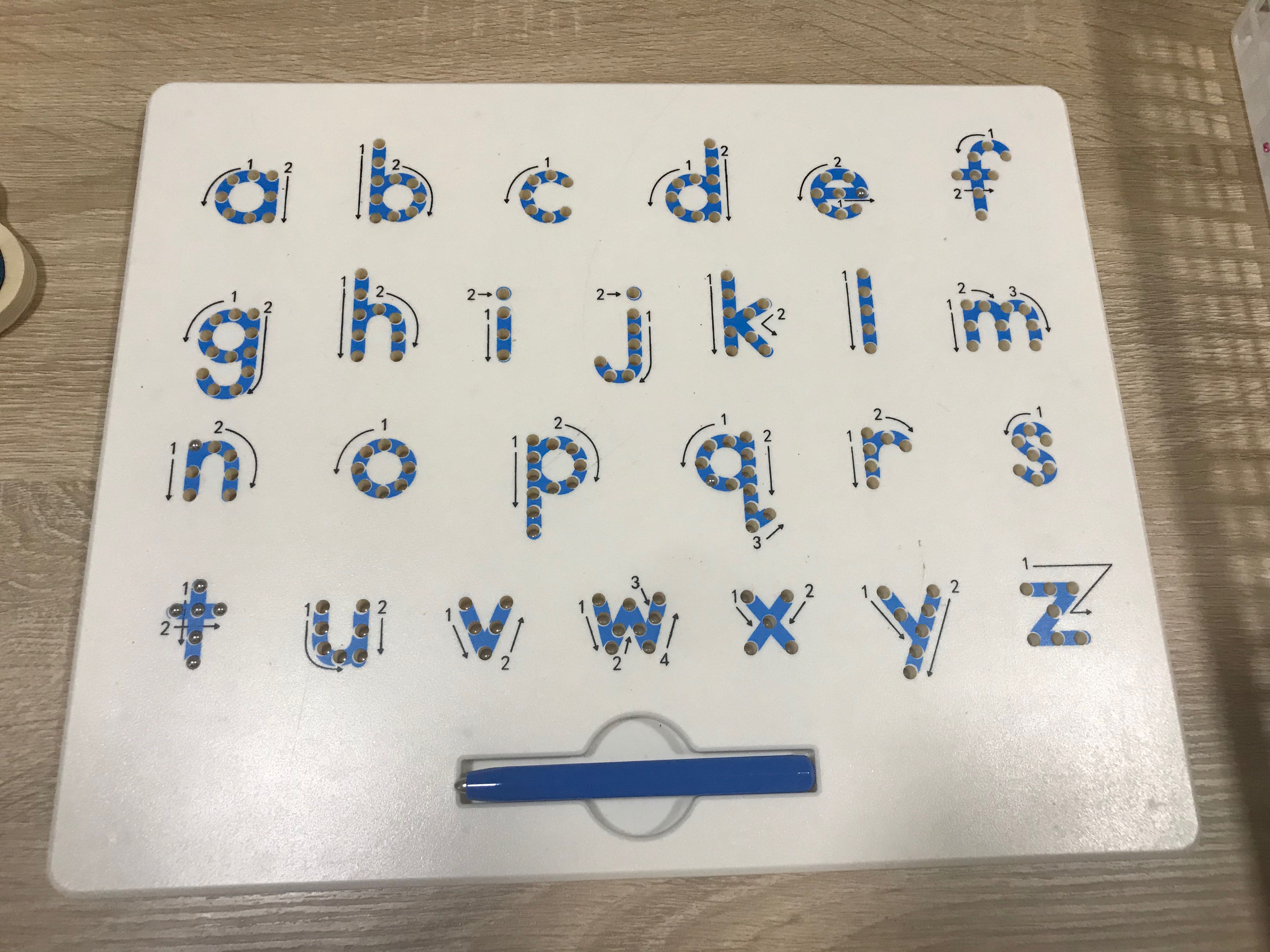 Magna Tab inspired tactile tracing letters, Hobbies & Toys, Books ...