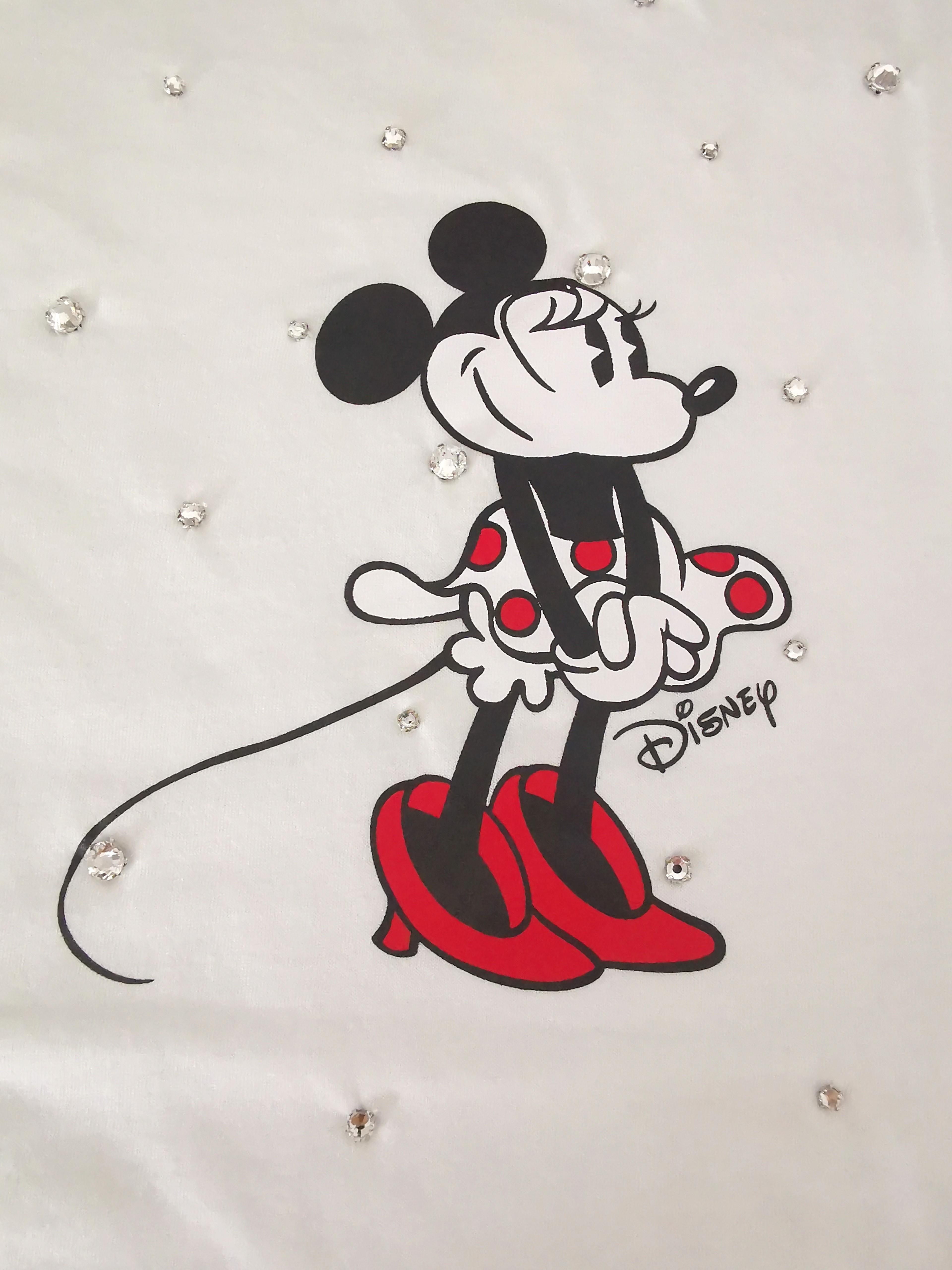 Miu Miu Mickey mouse T-shirt, Women's Fashion, Tops, Blouses on Carousell