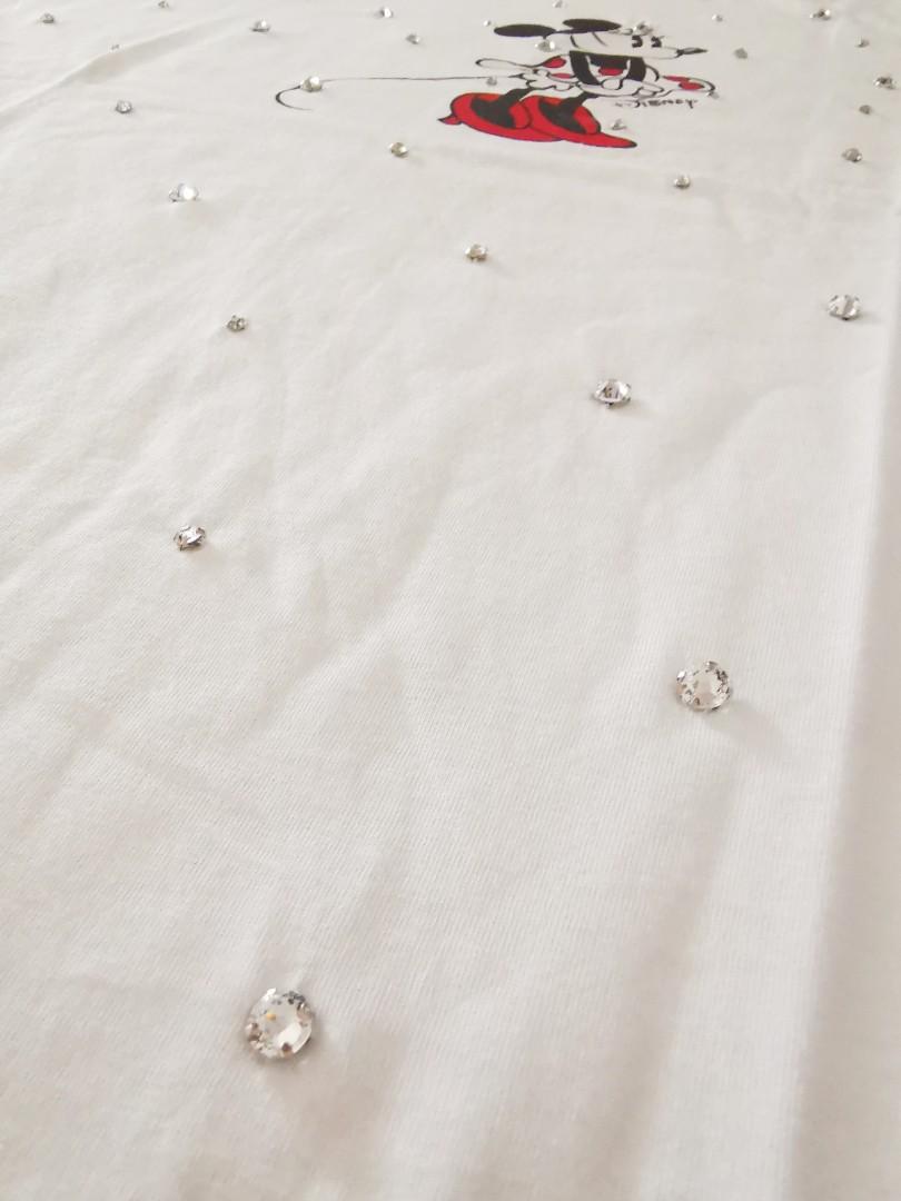 Miu Miu Mickey mouse T-shirt, Women's Fashion, Tops, Blouses on Carousell