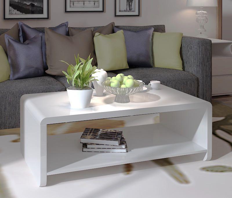 Minimalist white coffee table - Stella, Furniture & Home Living ...