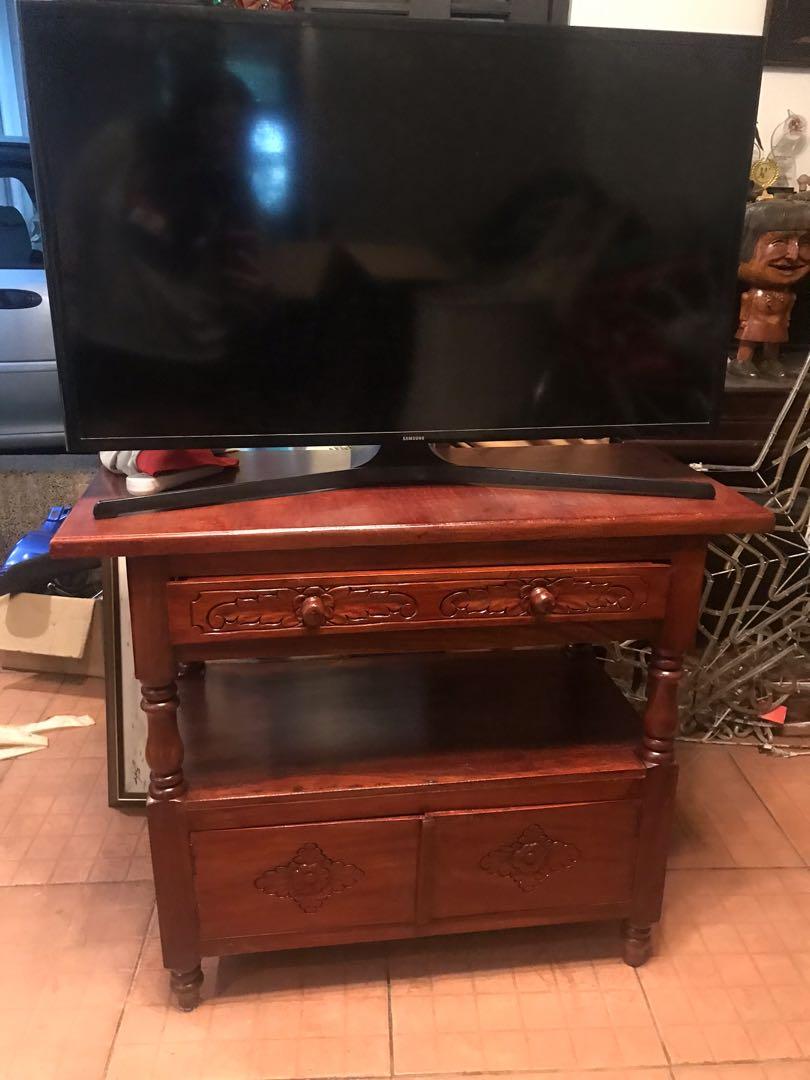 Narra Console Table with drawers, Furniture & Home Living, Furniture ...