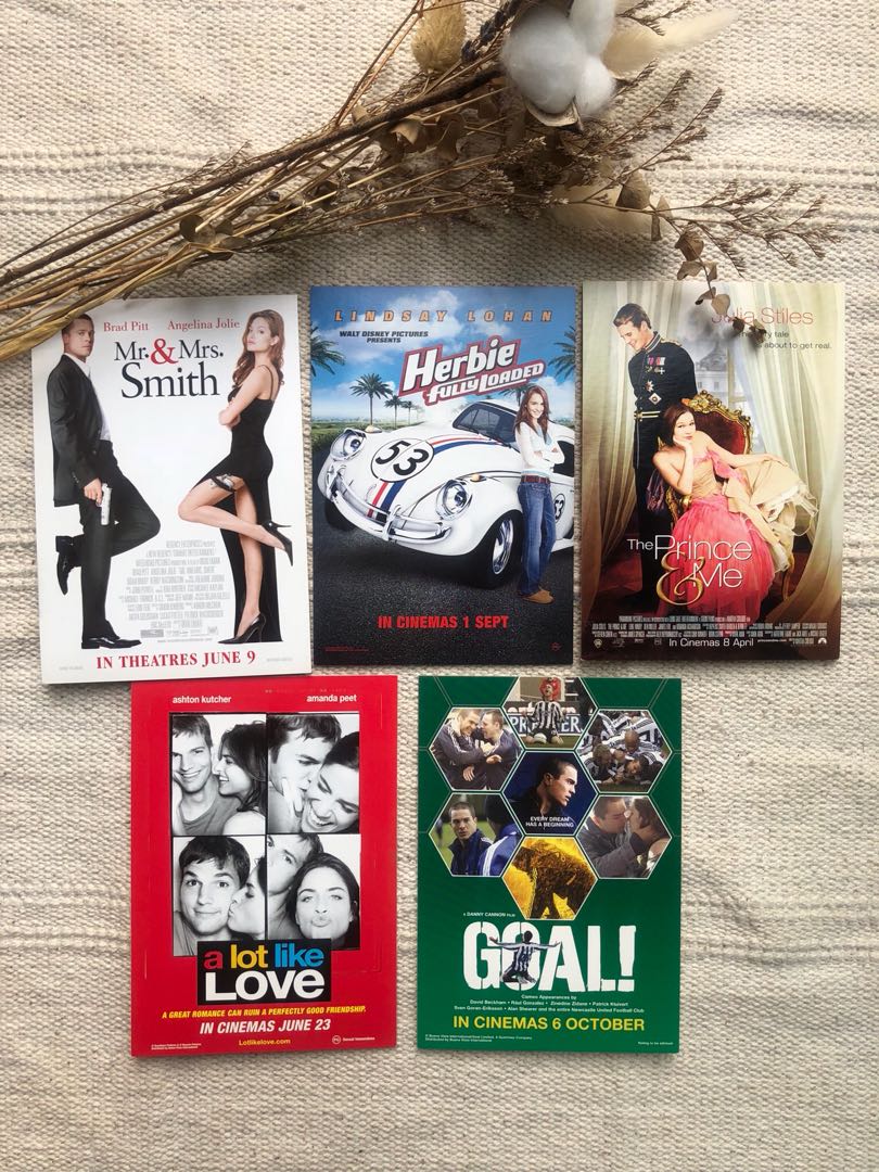 NEW Vintage movie postcards (romance/action), Design & Craft, Art ...