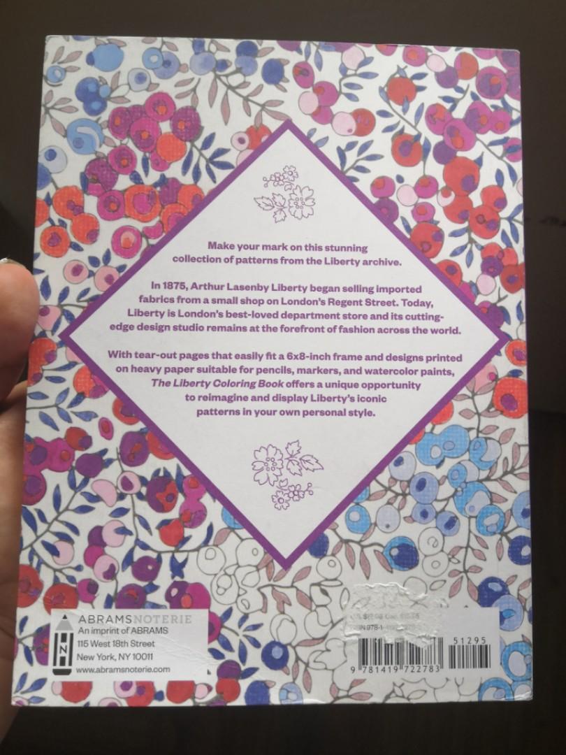 [On-Hand] The Liberty Coloring Book, Hobbies & Toys, Stationary & Craft ...