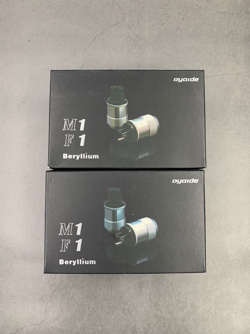 Oyaide M1 & F1 Plugs (US), Audio, Other Audio Equipment on Carousell