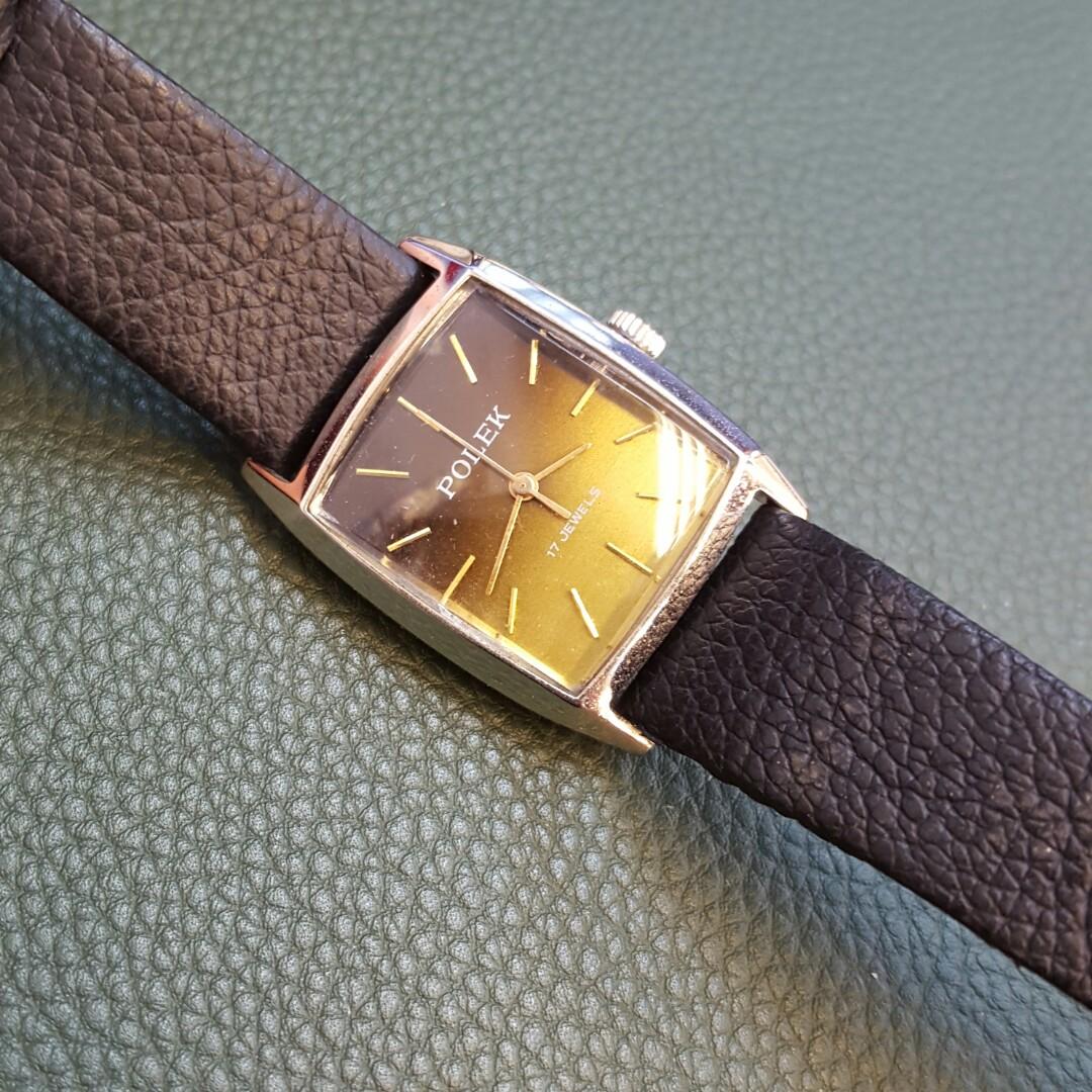 Polek Bumblebee Dial Vintage Watch, Luxury, Watches on Carousell