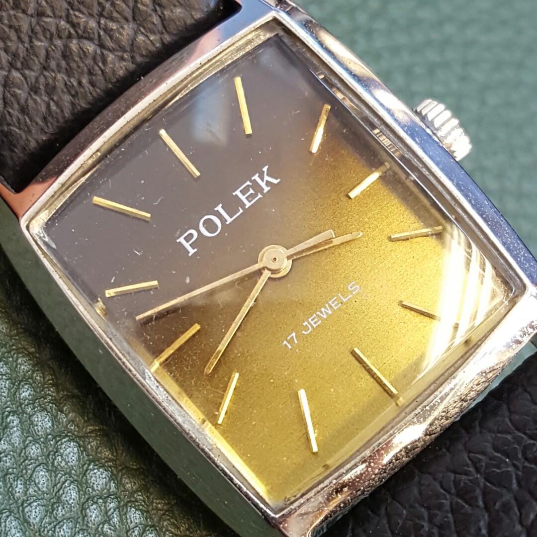 Polek Bumblebee Dial Vintage Watch, Luxury, Watches on Carousell