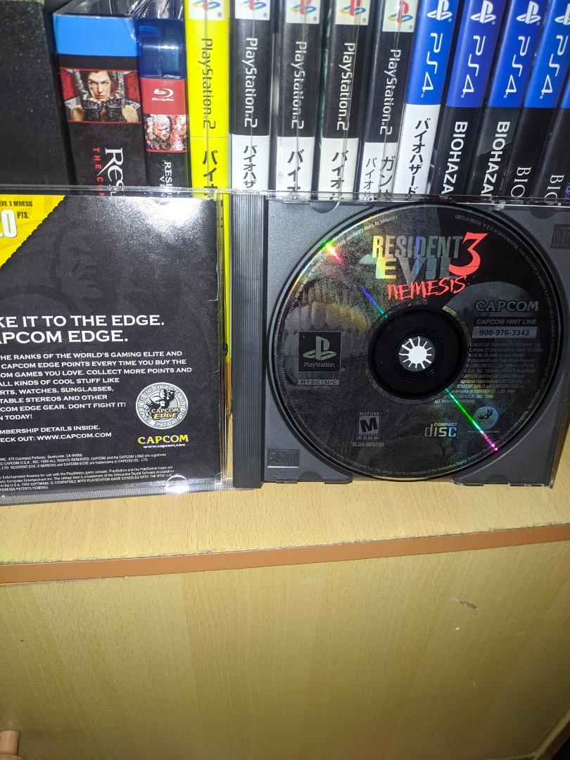 [PS1] Resident Evil 3 US, Video Gaming, Video Games, PlayStation on ...