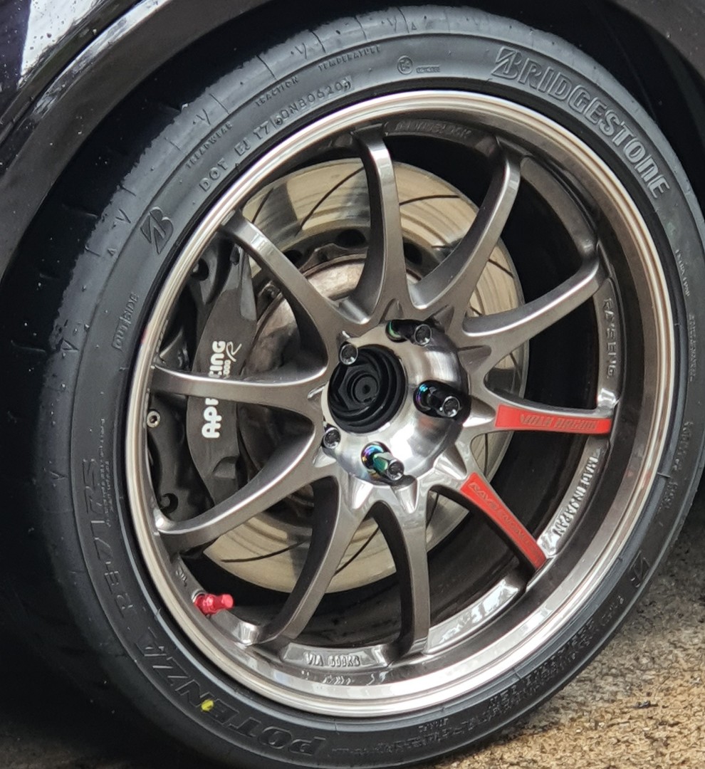 Honda Civic FN2R RAYS CE28SL + AP Racing Pro 5000R, Car Accessories ...