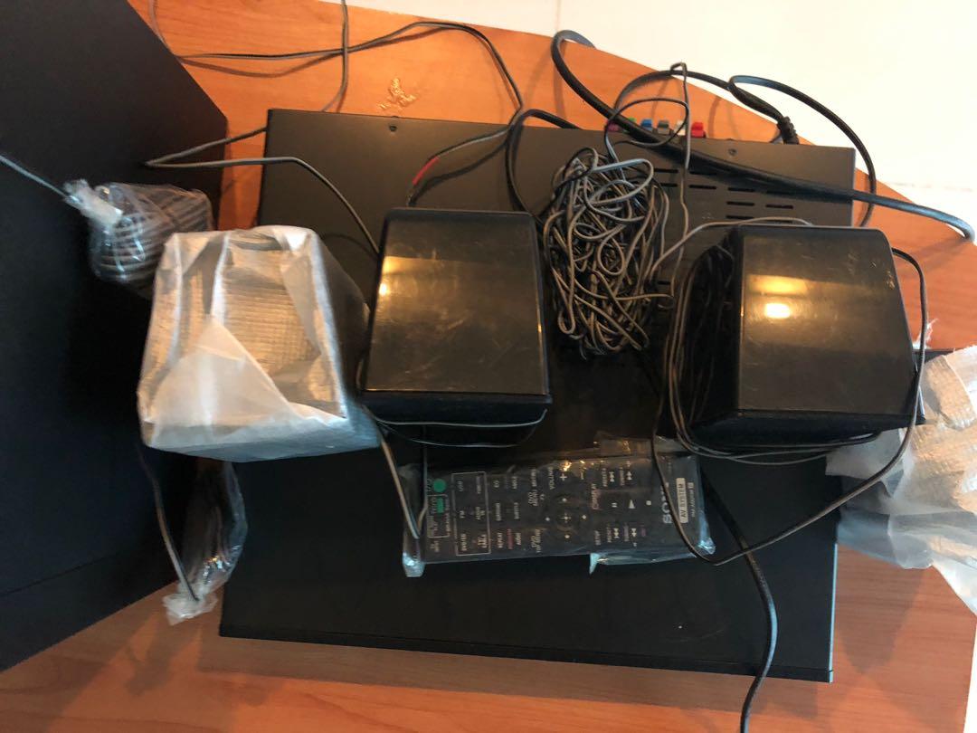 sony hbd-tz140 dvd home theatre system with speakers and woofers, Audio ...