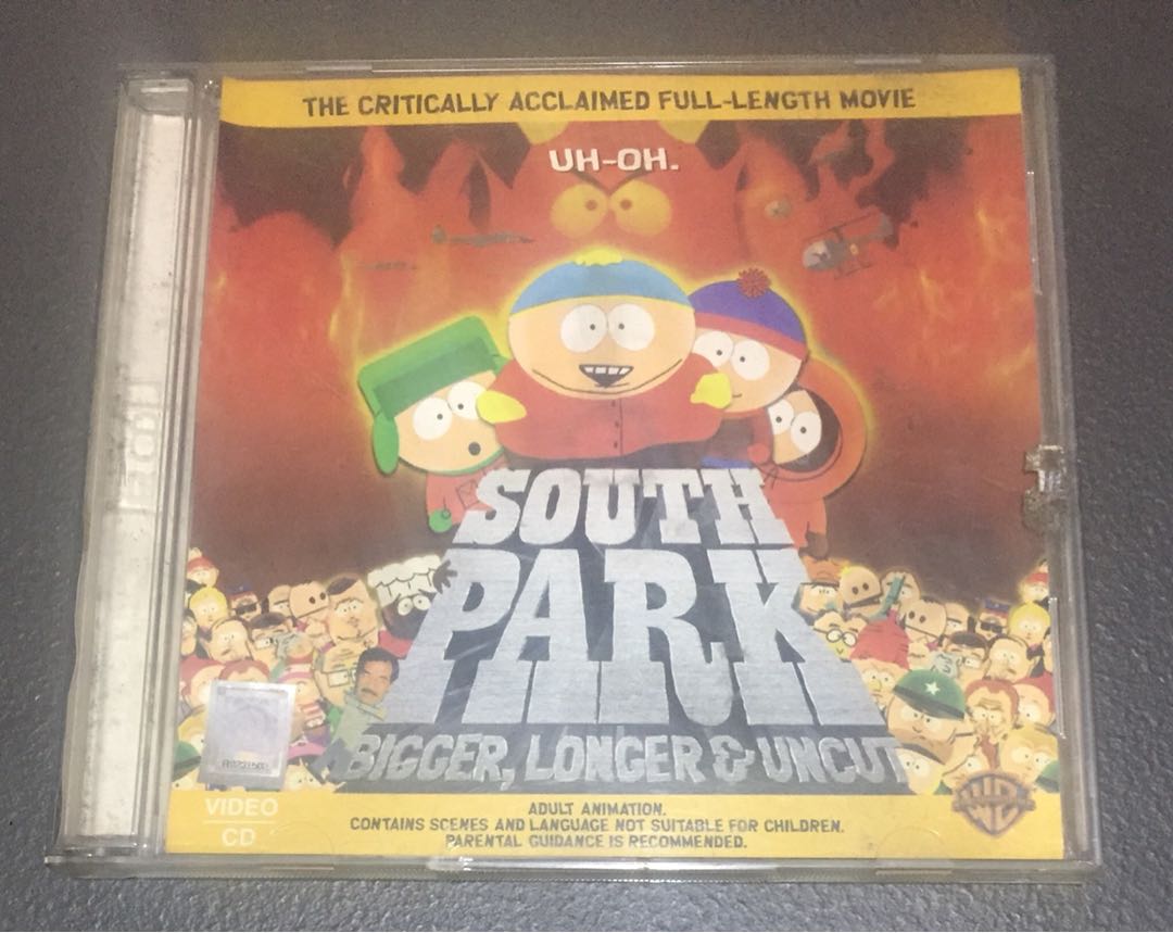 South Park the Movie VCD, Hobbies & Toys, Music & Media, Music ...