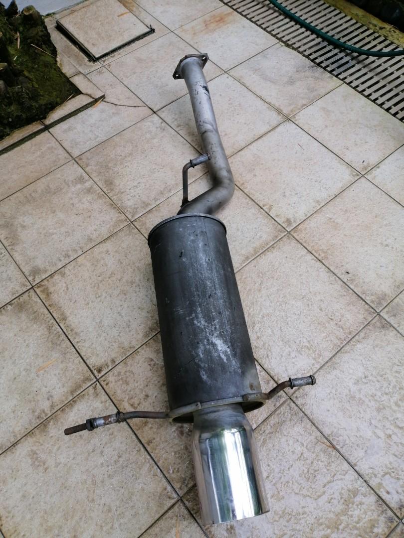 Subaru Gc8 type Ra STi exhaust, Car Accessories, Accessories on Carousell